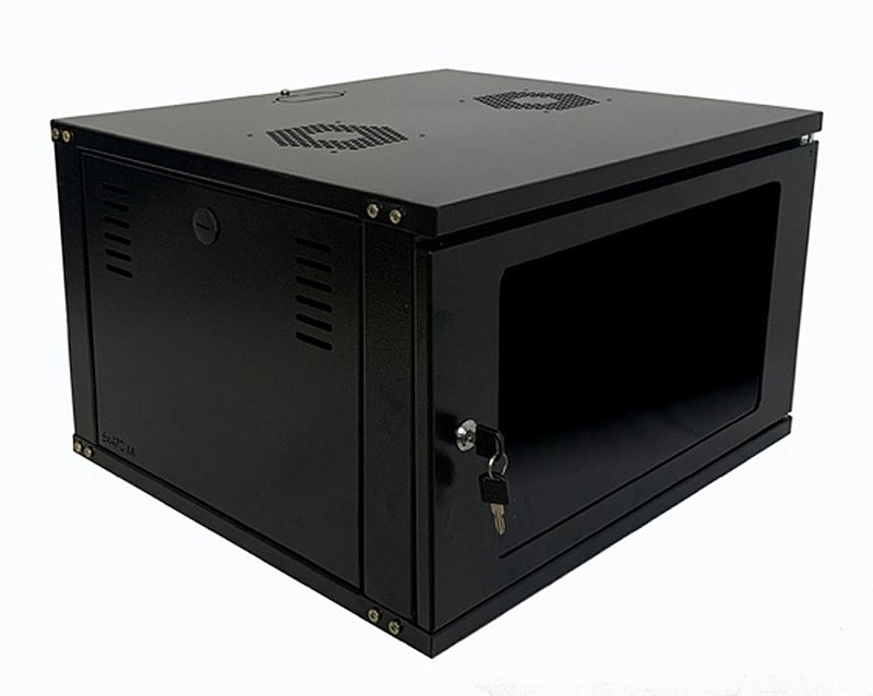 Mini Rack de Parede 6U x 570mm │ rackfort.com.br - Rack para Servidor e ...