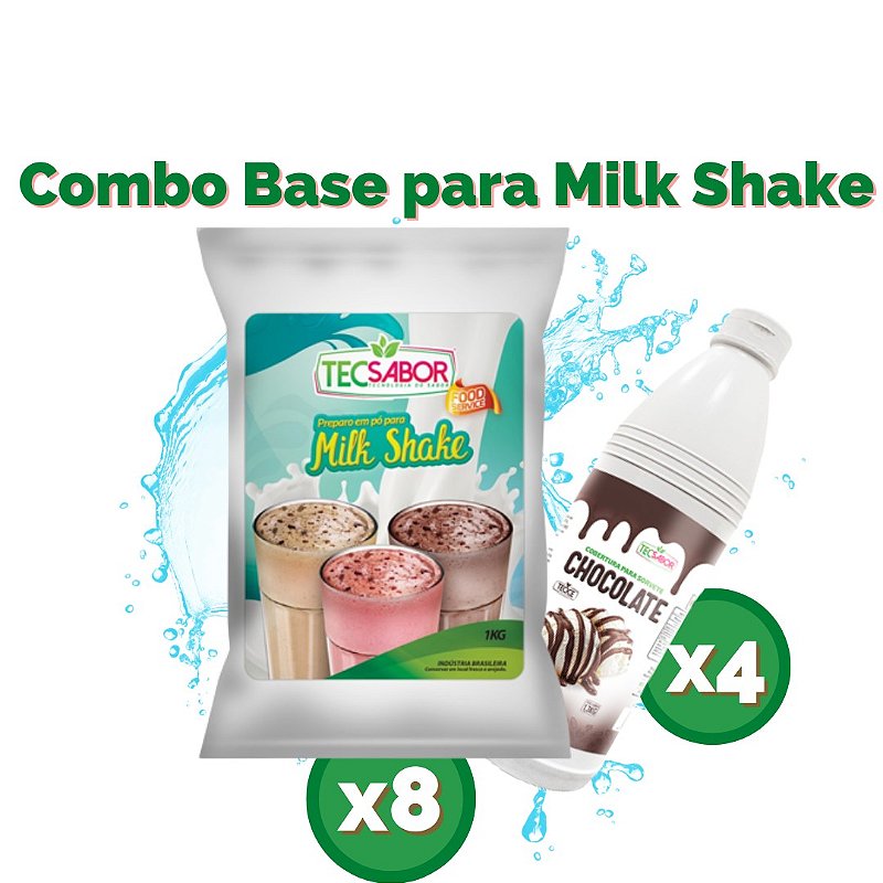 Combo base Milk Shake - lojatecsabor