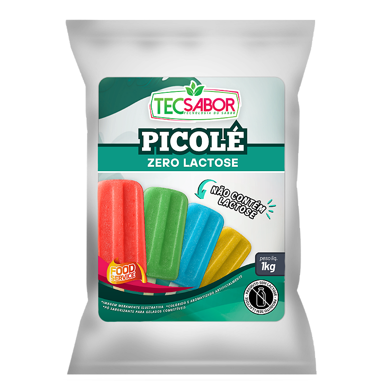 Base Picolé Zero Lactose 1kg Tecsabor - lojatecsabor