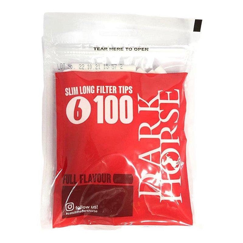 FILTRO DARK HORSE LONGO SLIM 6X22MM - Mudan Tabacaria