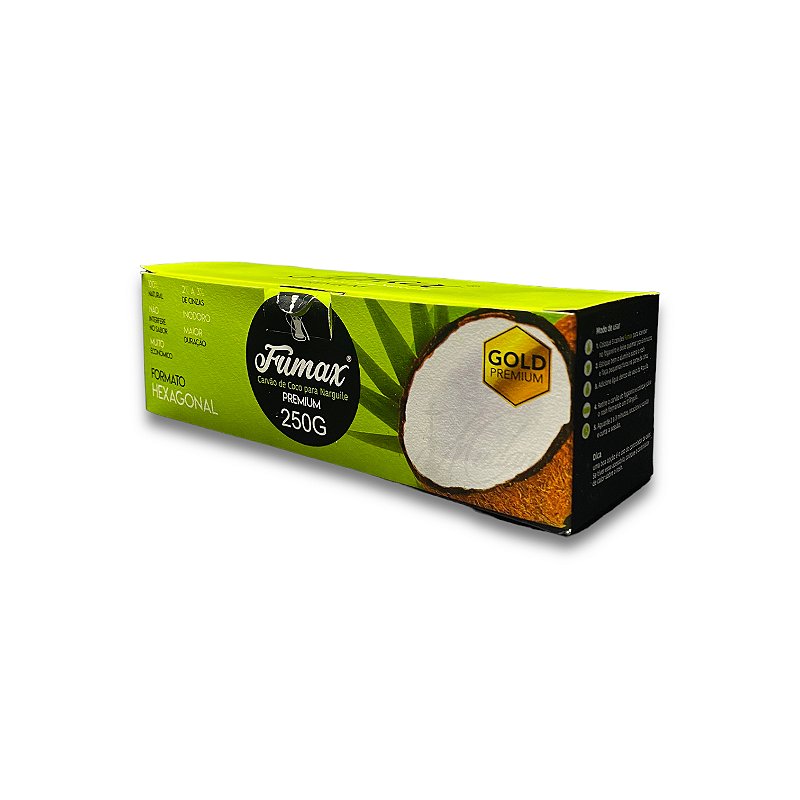 CARVÃO FUMAX 250G - CARVÃO DE COCO - Mudan Tabacaria