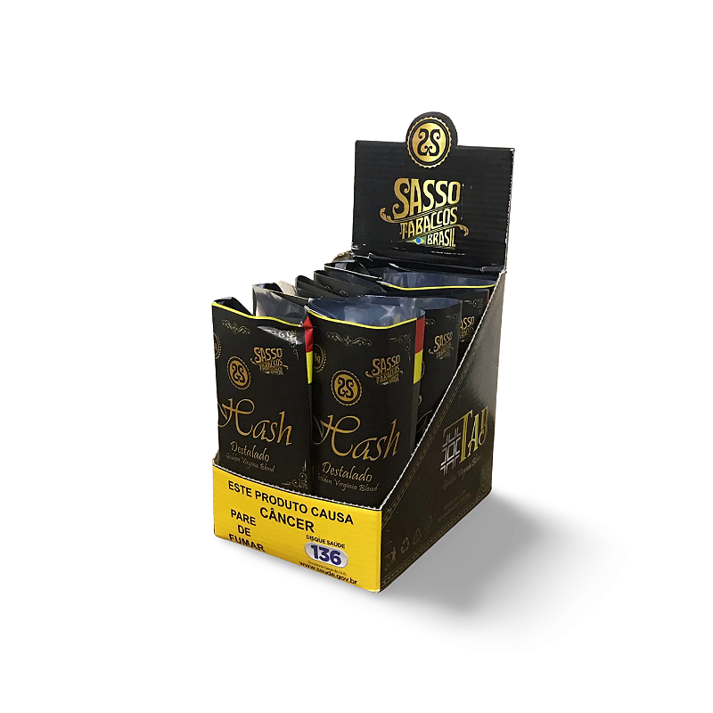 CAIXA TABACO SASSO HASH TAB 25G - ATACADO (C/ 10 UNIDADES) - Mudan ...