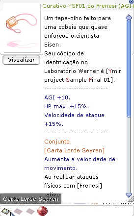 Curativo YSF01 do Frenesi - Buster Shop