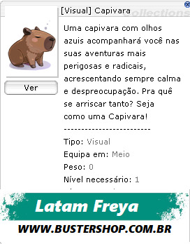 [Visual] Capivara - Buster Shop