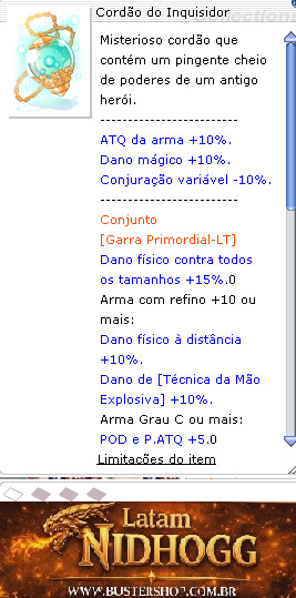 Cordão do Inquisitor [1] - Buster Shop
