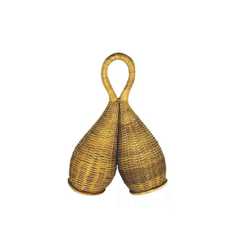 Caxixi de Percussão Torelli Chocalho de Palha Duplo Grande TCX09 - King ...