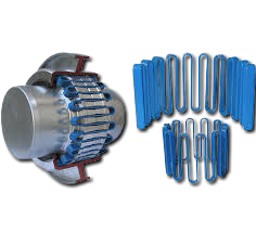 Acoplamento Elástico e Flexível Série F (com grades) - Roligue Rolamentos