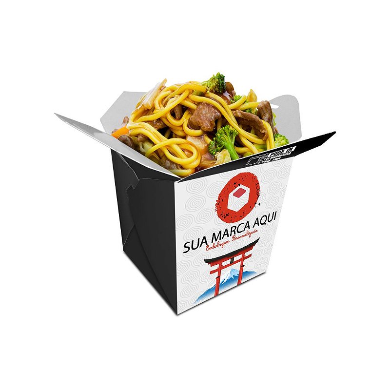 Embalagem Box para Yakisoba - Média | Personalizada - Soller Embalagens ...