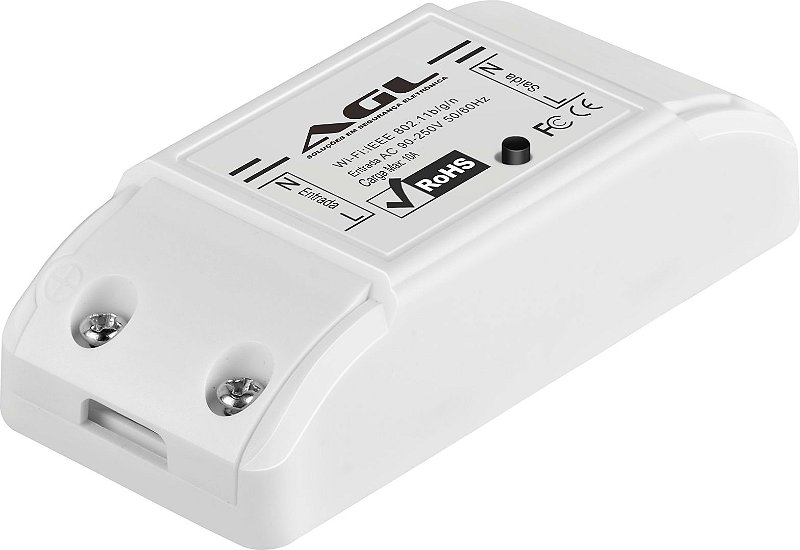 Módulo Automação 01 Canal WiFi AGL | RS Automação - OUTLET RS AUTOMAÇÃO ...