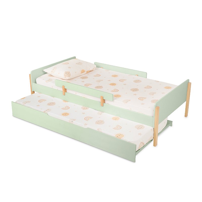 Bicama Infantil Verde Oliva - Nina - Cola e Decora - Decoração Infantil
