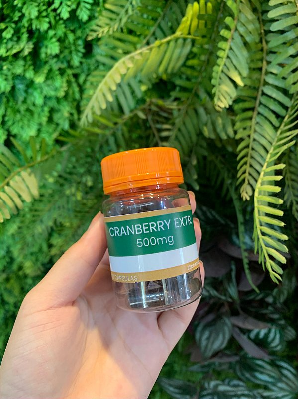 Cranberry ext. 500mg com 30 cápsulas - Pharmacia Rosário