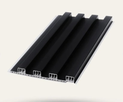 REVESTIMENTO DE PAREDE RIPADO PVC INTERNO PRETO SLIM - Pastilhart ...
