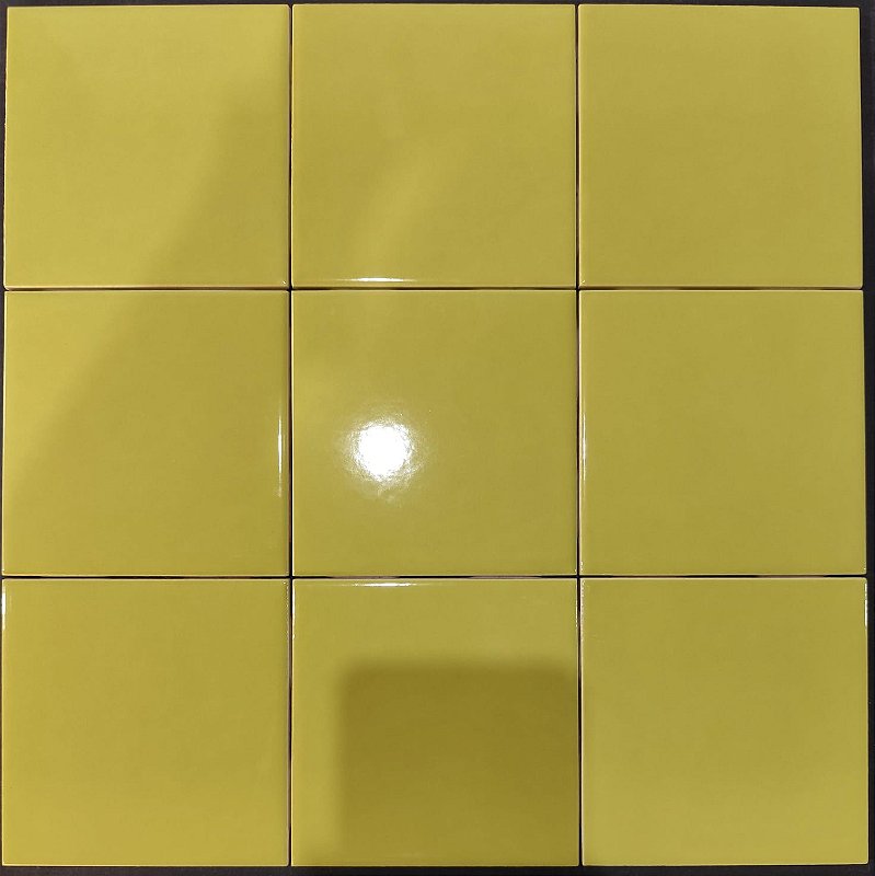 PASTILHA COLOR AMARELO BRILHANTE ROCA 11X11CM PREÇO M2 - Pastilhart ...
