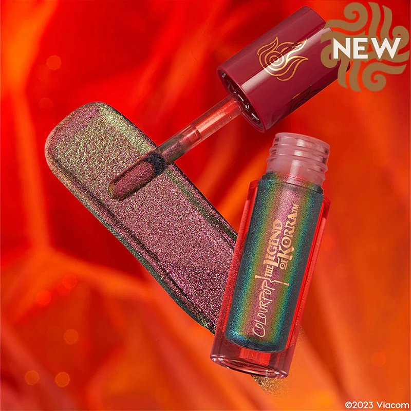 Sombra Líquida Colourpop Fire Chrome Liquid Shadow | A Lenda de Korra ...