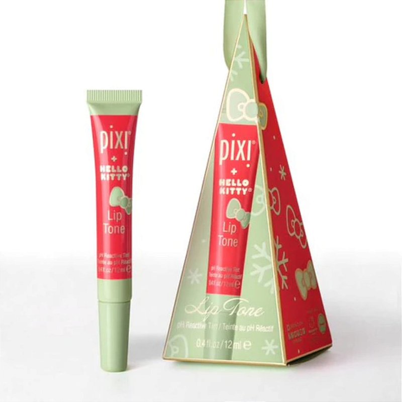 Tratamento Labial Pixi + Hello Kitty Lip Tone Ornament | Cor: CoralDelight - Imports MDM