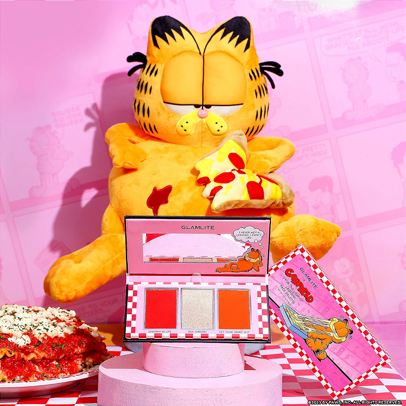 Paleta de Rosto Glamlite GARFIELD X GLAMLITE "FOR THE LOVE OF LASAGNA ...