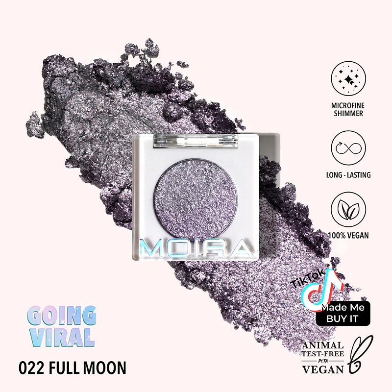 Sombra Moira Cosmetics CHROMA LIGHT SHADOW 022, FULL MOON - Imports MDM