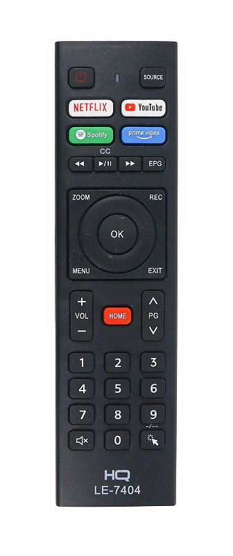 Controle Remoto Para Hq Hqs43nkh LE-7404 - AMS ACESSÓRIOS - Controles ...