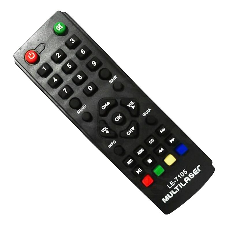 Controle Remoto Para Receptor Multilaser LE-7105 - AMS ACESSÓRIOS ...