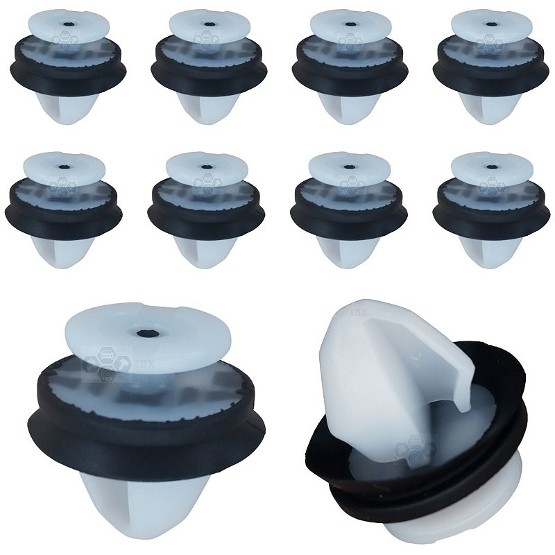 10 Presilha Grampo Forro Porta Citroen C3 2004/2012 - Clickpresilhas