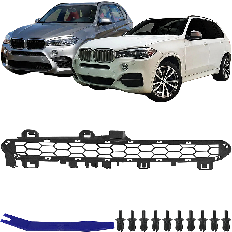 Grade Acabamento Superior Parachoque Dianteiro Para X5 2012/2018 ...