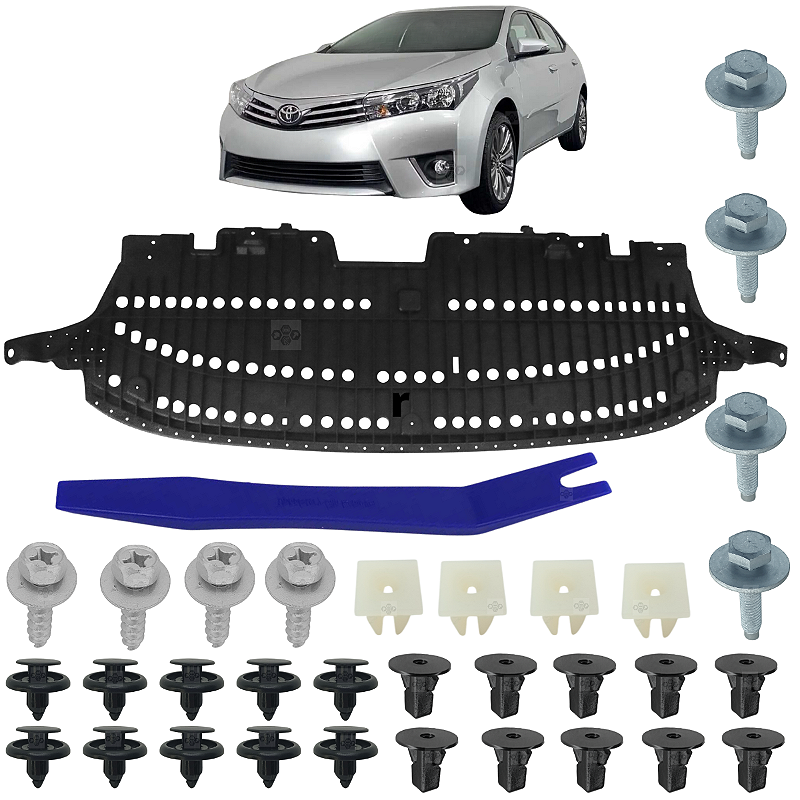 Protetor Inferior Parachoque Para Corolla 2015/2018 5145102090 ...