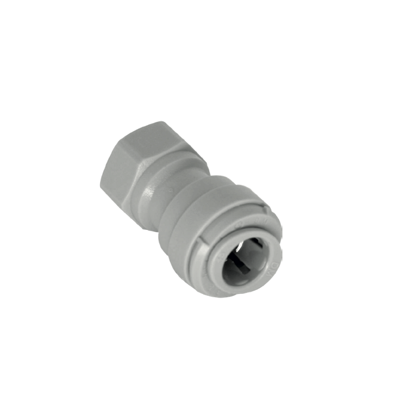 Rosca Fêmea 1/4" NPT x Tubo 3/8" - Engate Rápido - Chopeiras Ruver