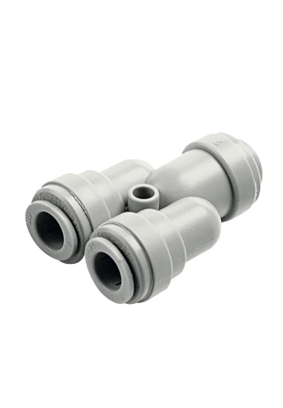 Divisor 2 vias 3/8" x Entrada 3/8" - Engate Rápido - Chopeiras Ruver