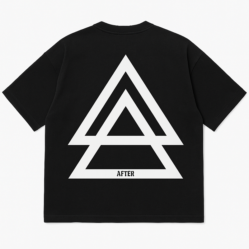 CAMISETA OVERSIZED TRIANGLE - AFTER STORE