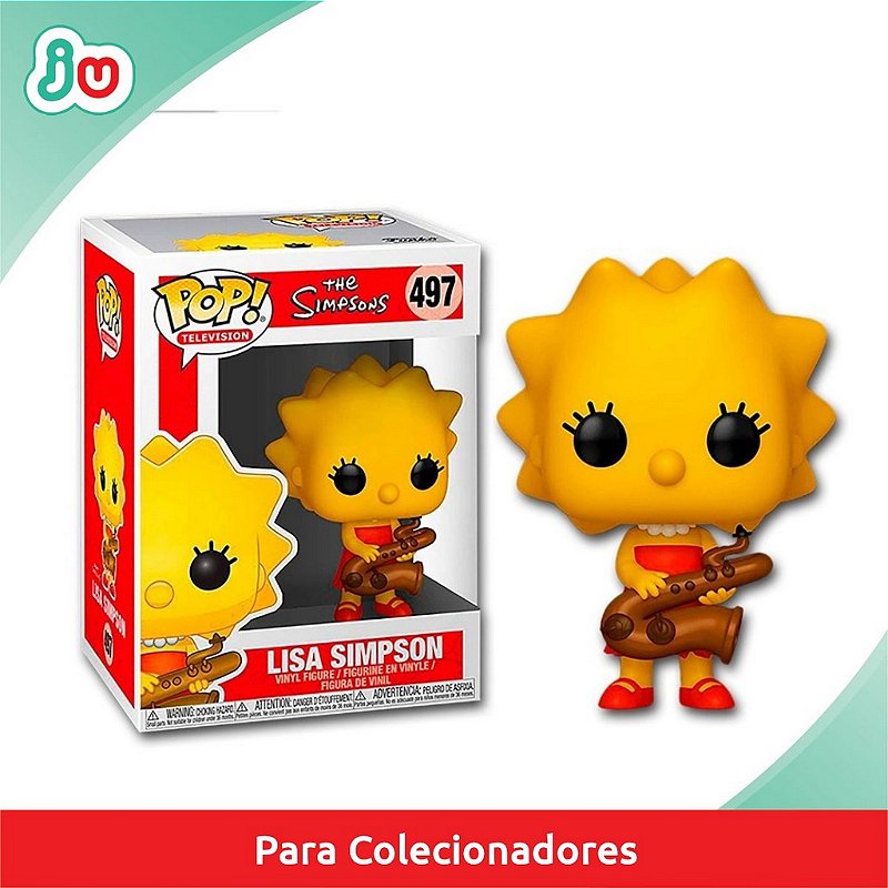 Funko Pop! - Simpsons #497 Lisa Simpson - Game1 - Esportes & Diversão