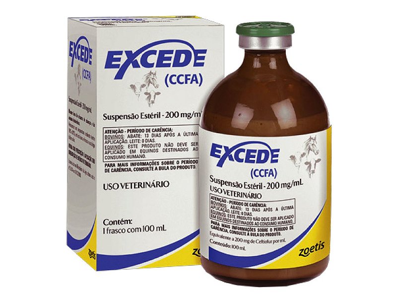 Excede Suspensão Estéril 100 Ml Zoetis - Farmácia da Vaca - Farmácia da ...