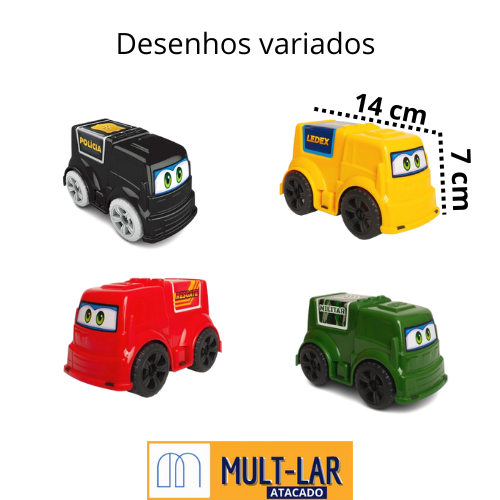 Comprar no - ATACADO - Carrinho pequeno brinquedo para criança. - Mult-Lar