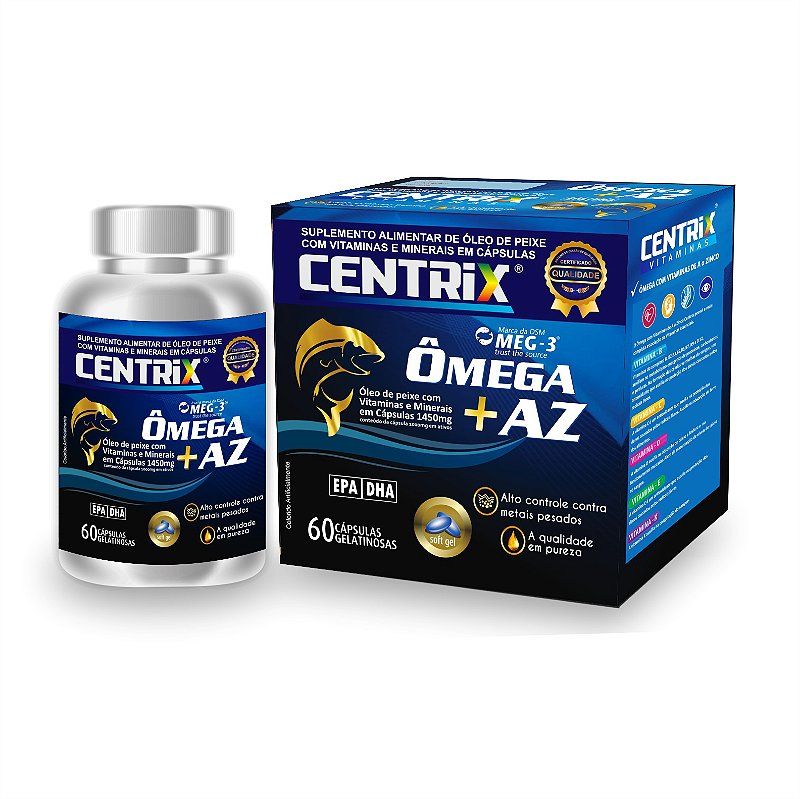 Centrix Ômega+AZ - Centrix Vitaminas