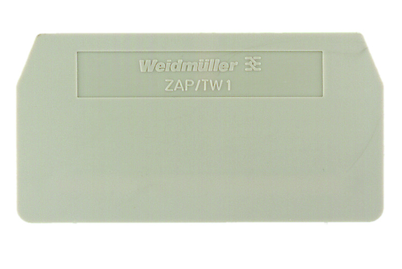 WEIDMULLER Tampa ZAP/TW1 Bege para Conector ZDU, ZPE2.5, ZTR 2.5 ...
