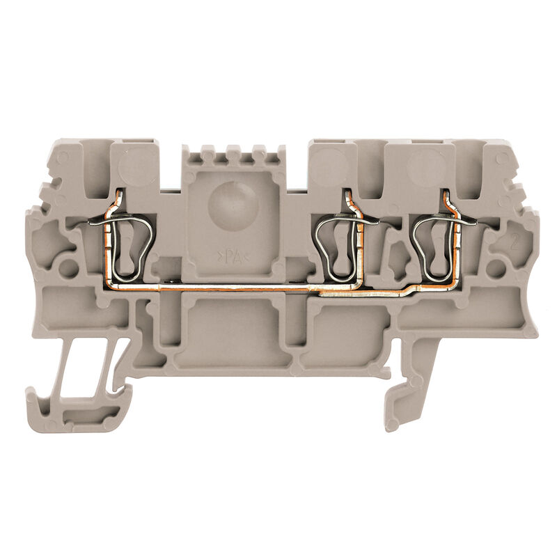 WEIDMÜLLER ZDU 1.5/3AN - Conector de Passagem 1.5mm² com 3 Conexões ...