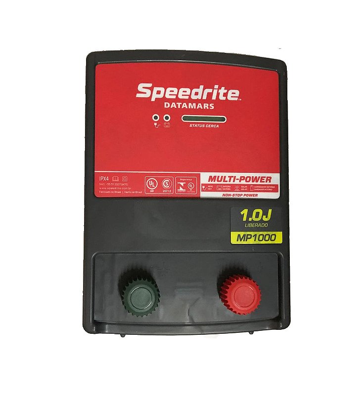 Eletrificador Cerca Elétrica Rural MP1000 - Speedrite - Completa ...