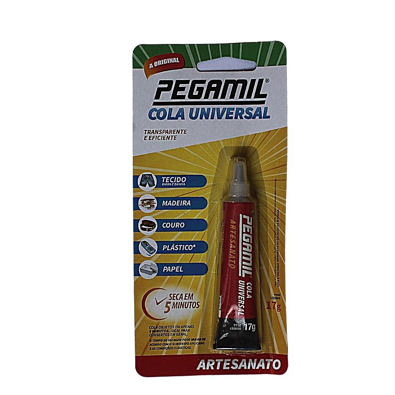 Cola Pegamil Universal 17G - CROCHELICIDADE