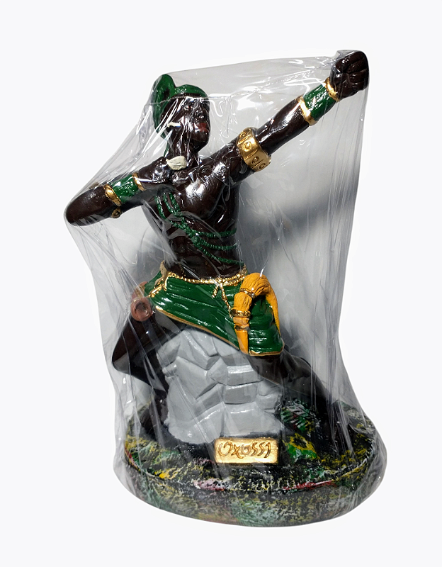 Oxossí Orixá Imagem 25cm - Casa do Caboclo Sete Flechas