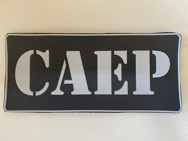 TARJETA CAEP EMBORRACHADA - Militar SP-Artigos Militar