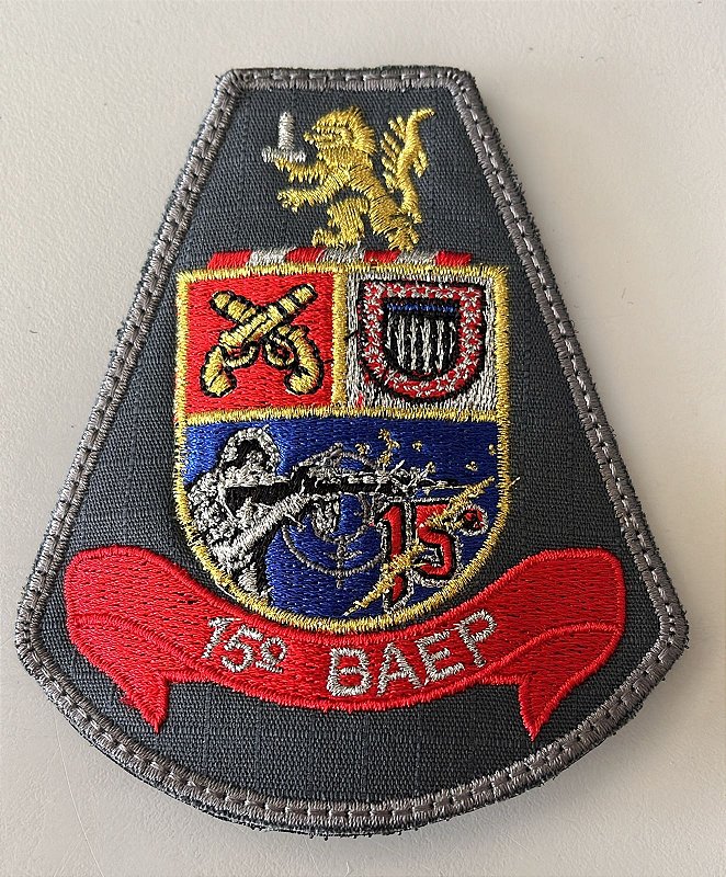 BRASÃO 15 BAEP - Militar SP-Artigos Militar