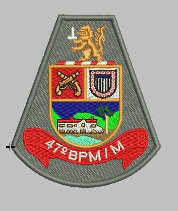 BRASÃO 47 BPM/M POLÍCIA MILITAR - Militar SP-Artigos Militar