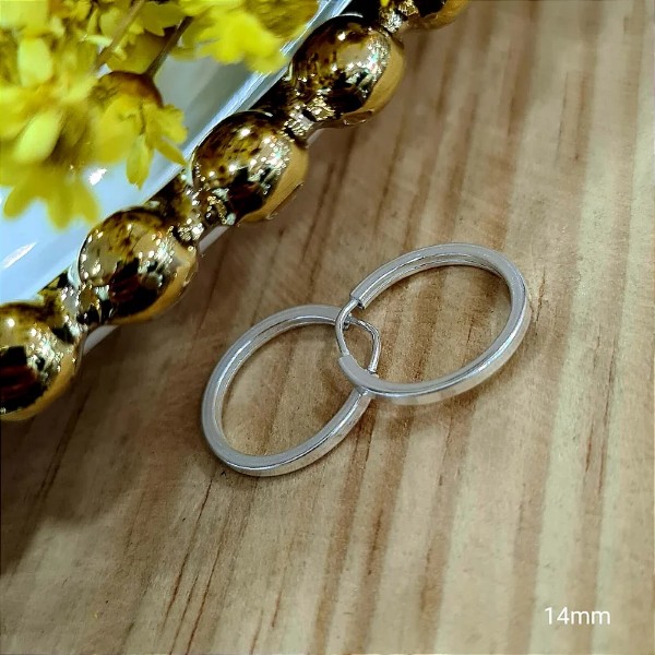 Argola Fio Quadrado - Prata 925 - 14mm - MB957-328 - M6 JOIAS ATACADO