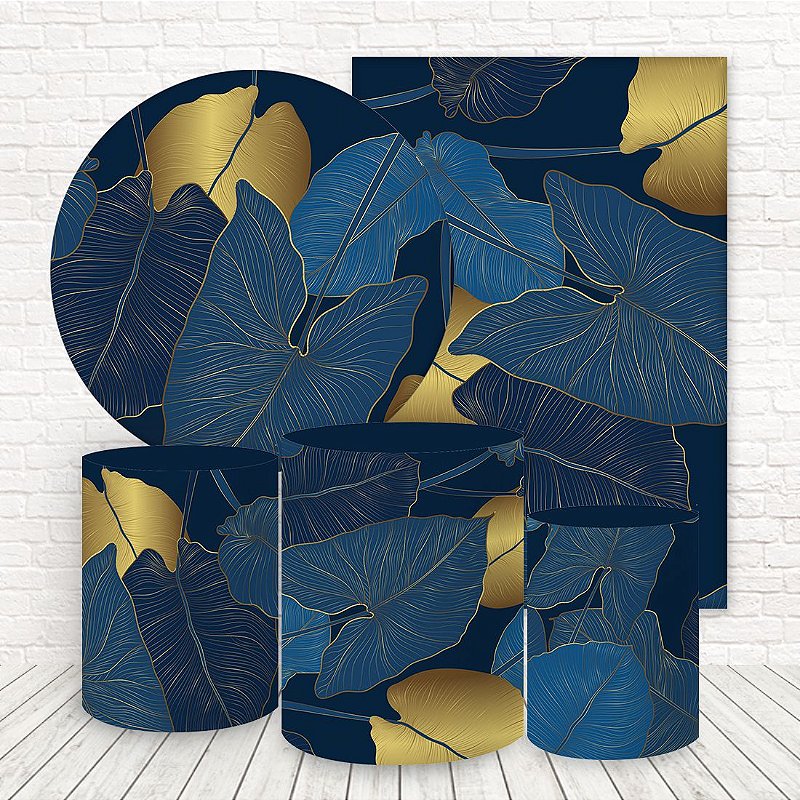 Kit 2 Painéis e Capas Tecido Sublimado Floral WKPC-1154 - Wear Sublimações