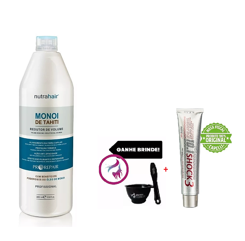Redutor Monoi De Tahiti 1l Sem Formol Original Nutra Hair - Mundi ...
