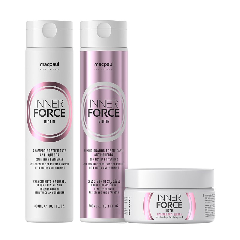 Kit Completo Inner Force Biotin - Macpaul Professional