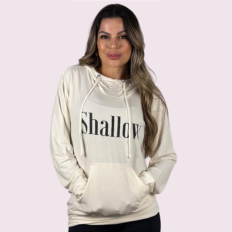 Moletom Longo Shallow Off White Unissex - Shallow