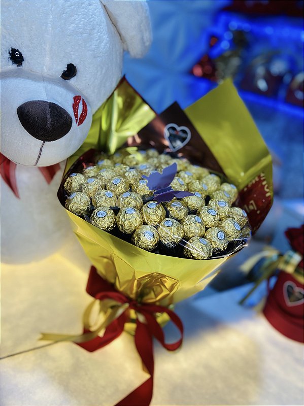 Mega Buquê Ferrero Rocher - Choco Flower | Buquês Flores de Chocolate