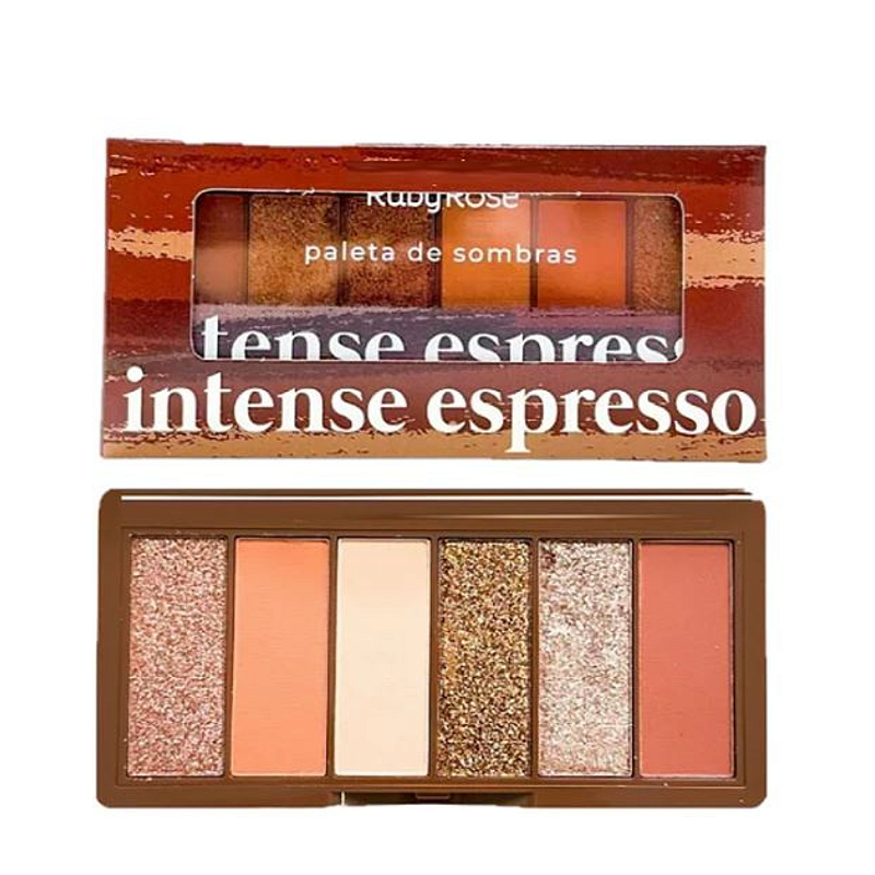 Paleta de Sombras Intense Espresso - Ruby Rose - Glamour Nacional