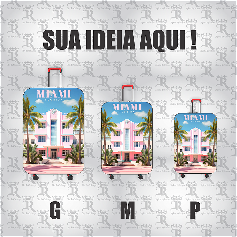 Proteja e personalize sua mala com capas exclusivas! Modelos estampado ...