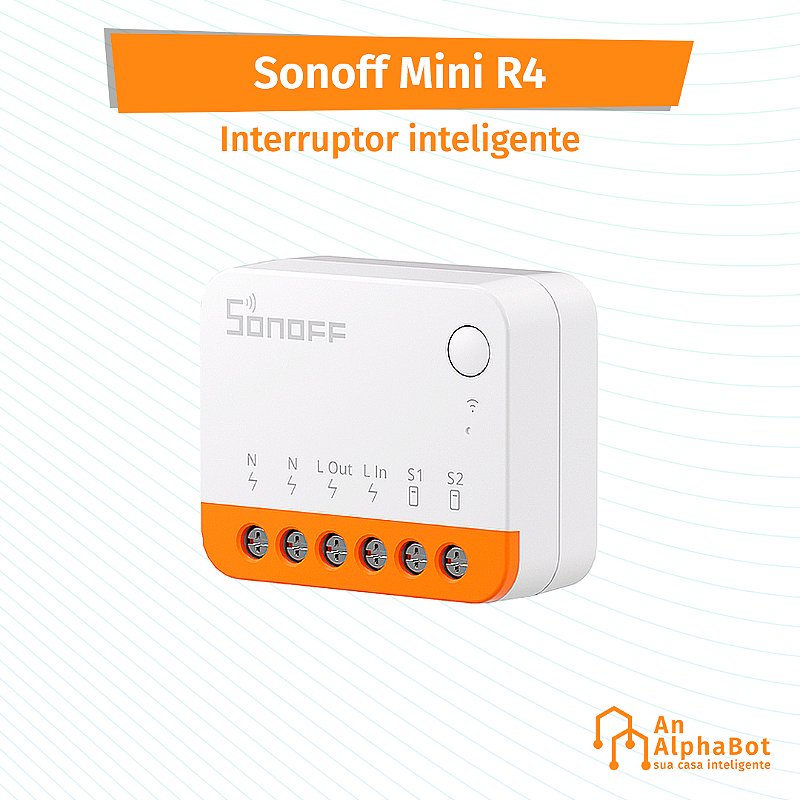 Sonoff Mini R4 Extreme Compatível com Alexa e Google Assistant - An ...